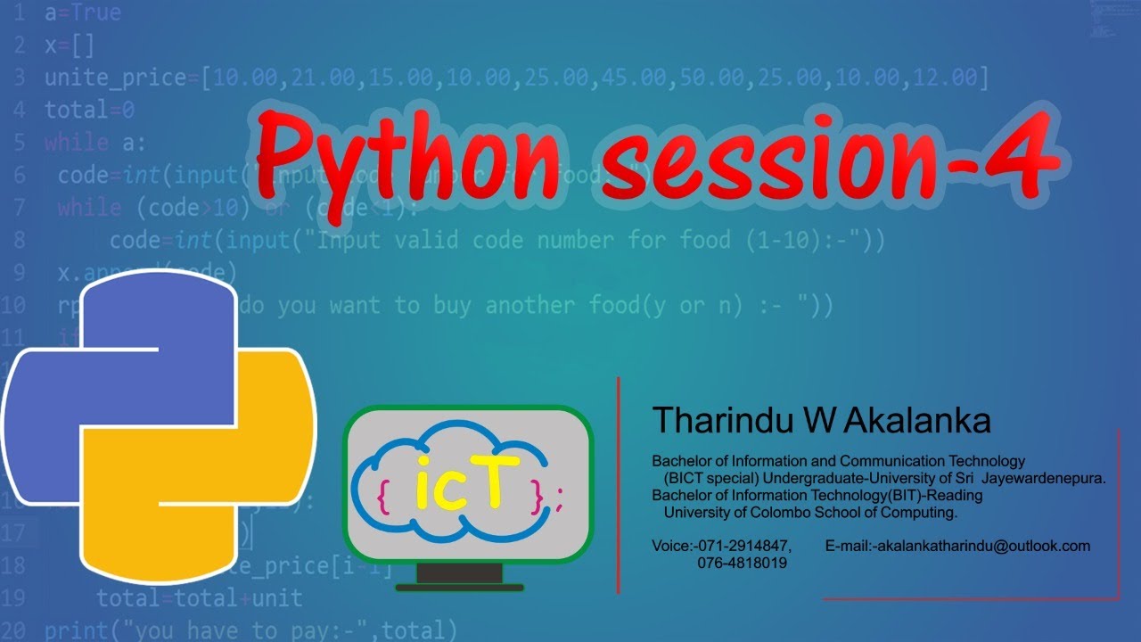 Python Live Stream part-4
