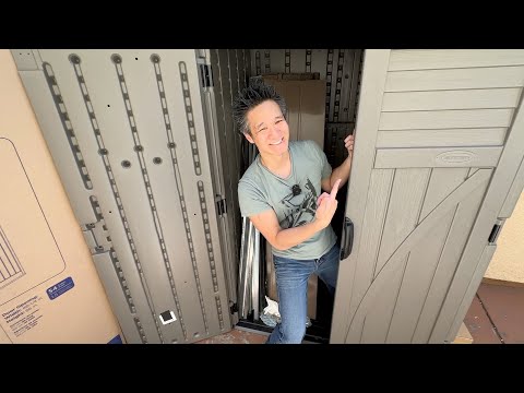 RESIN vs. METAL Outdoor Storage Shed! Revisited!