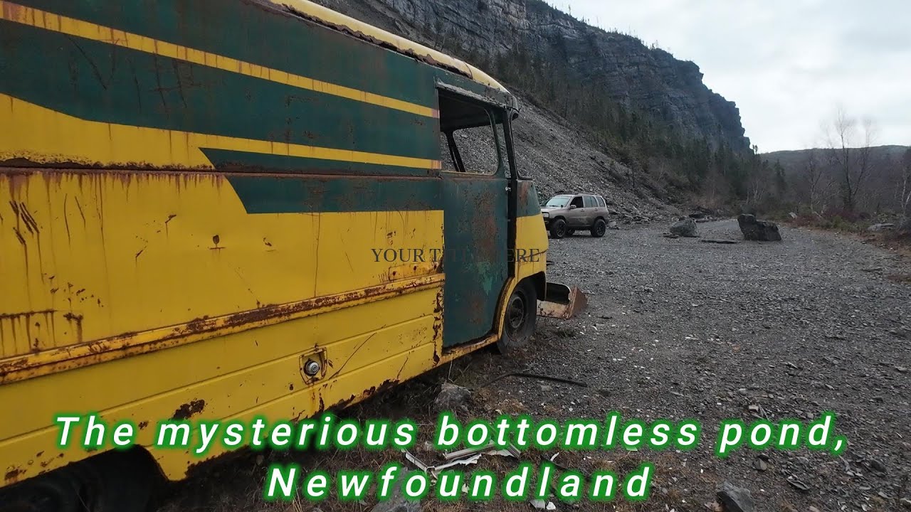 The mysterious Bottomless Pond, Newfoundland