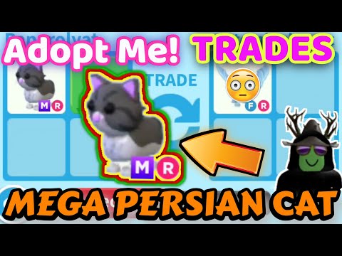 MEGA NEON PERSIAN CAT TRADES IN ADOPT ME!