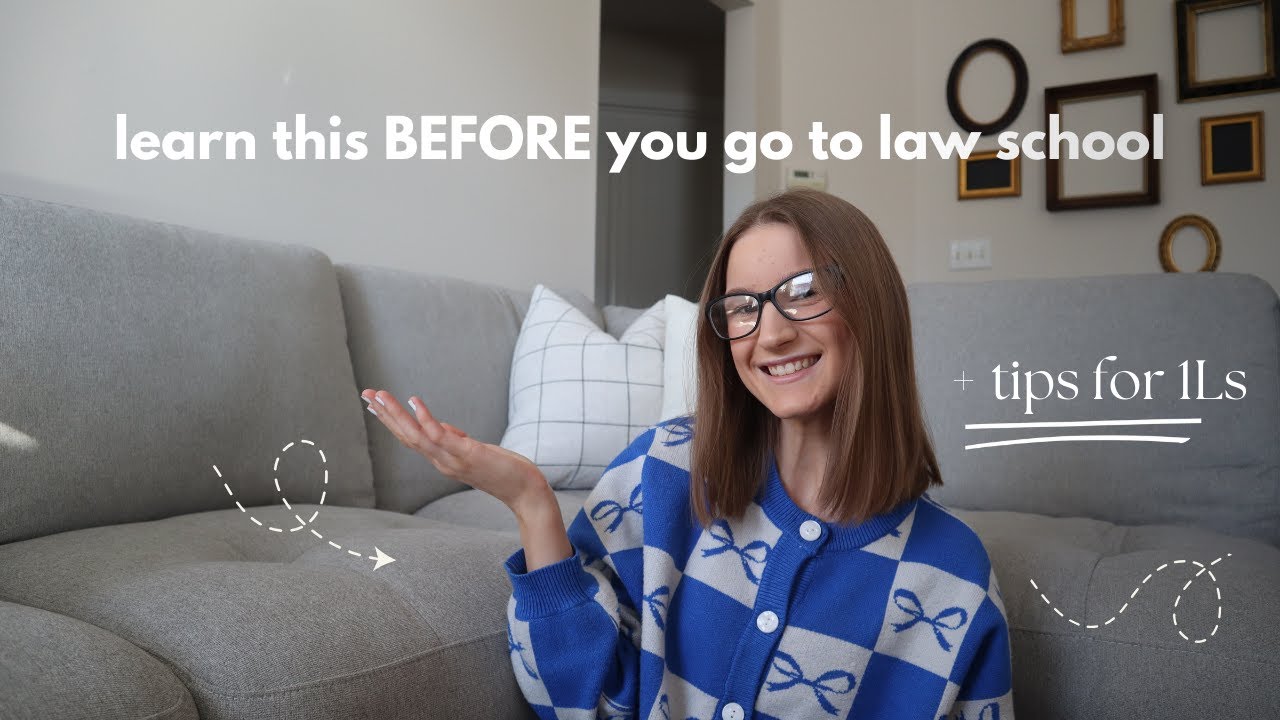 How to Prepare for Law School || Motivational Advice for 1Ls