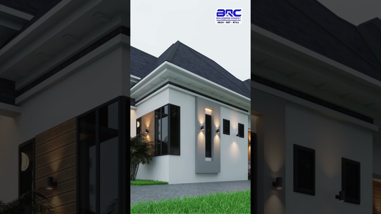 4 bedroom bungalow modern house plan