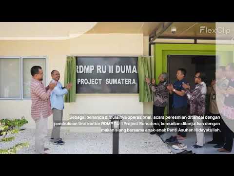 561 Project Sumatera PT KPI Berikan Santunan ke Anak Yatim dalam Momentum Peresmian Kantor Baru