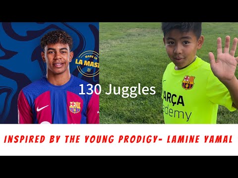 8-Year-Old’s Dream: Juggling to Lamine Yamal’s Heights