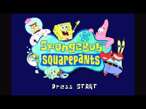 SpongeBob SquarePants: SuperSponge (Game Boy Advance) - All Bosses/Cutscenes
