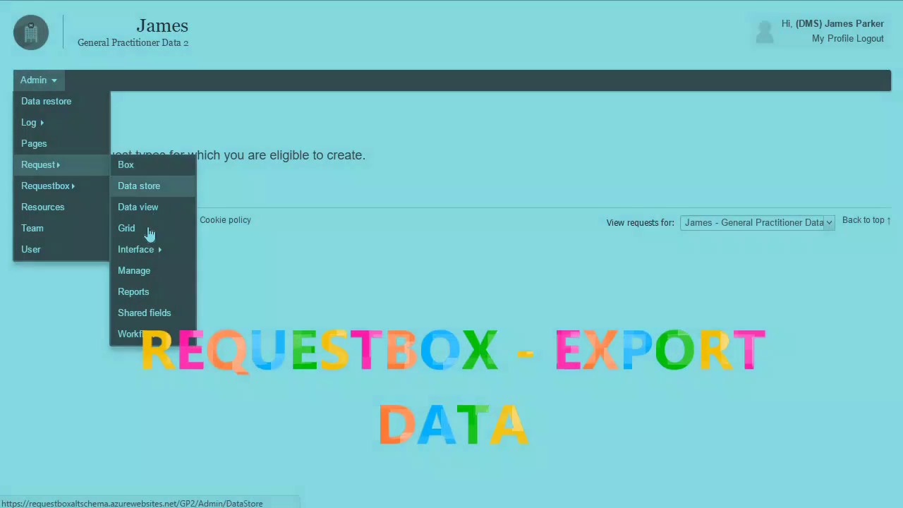 Requestbox - Export Data