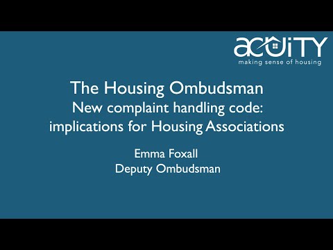 The Housing Ombudsman's Complaint Handling Code