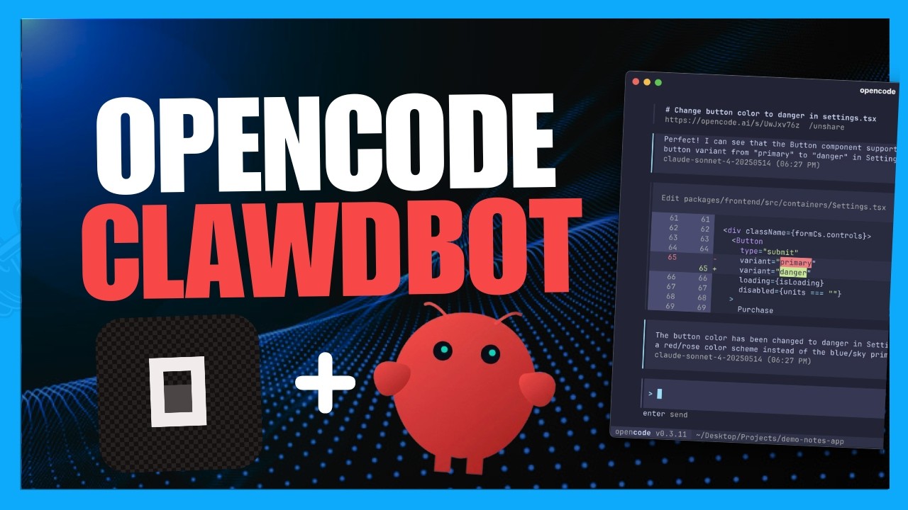 OpenClaw + OpenCode Turns Your AI Into a Full Autonomous Engineering Team! Automate Your Code!