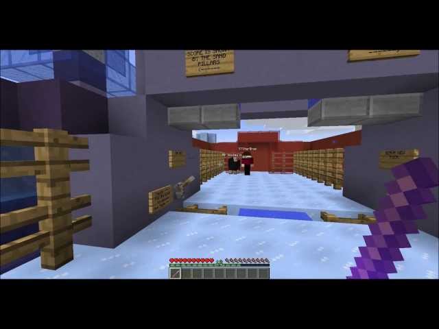 Air Hockey in Minecraft (Minecraft 1.7 Mini-Game) Minecraft Map