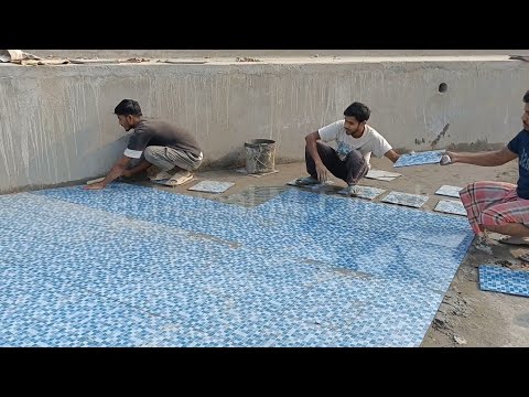 Floor tiles fitting