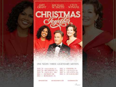 Join my friends, Amy Grant, CeCe Winans, and me for the CHRISTMAS TOGETHER TOUR this Holiday season!
