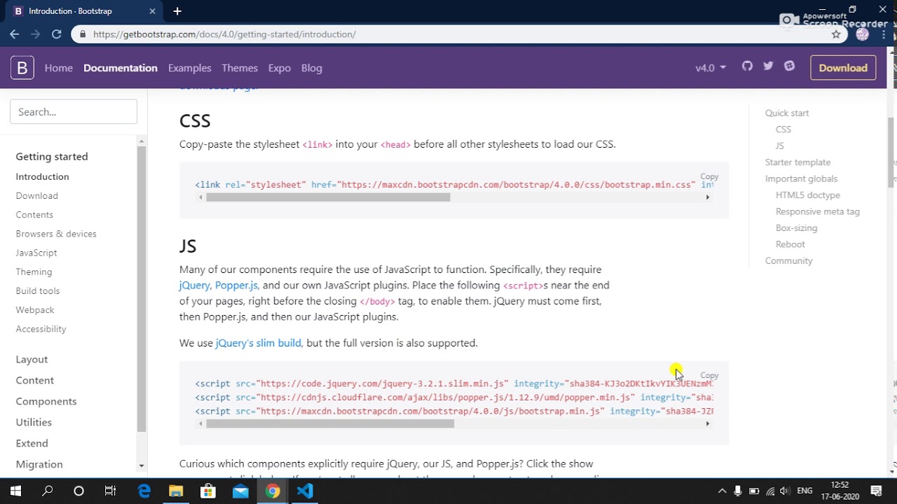 Bootstrap 4 Installing | How to Set Bootstrap 4| Bootstrap CDN | Bootstrap 4