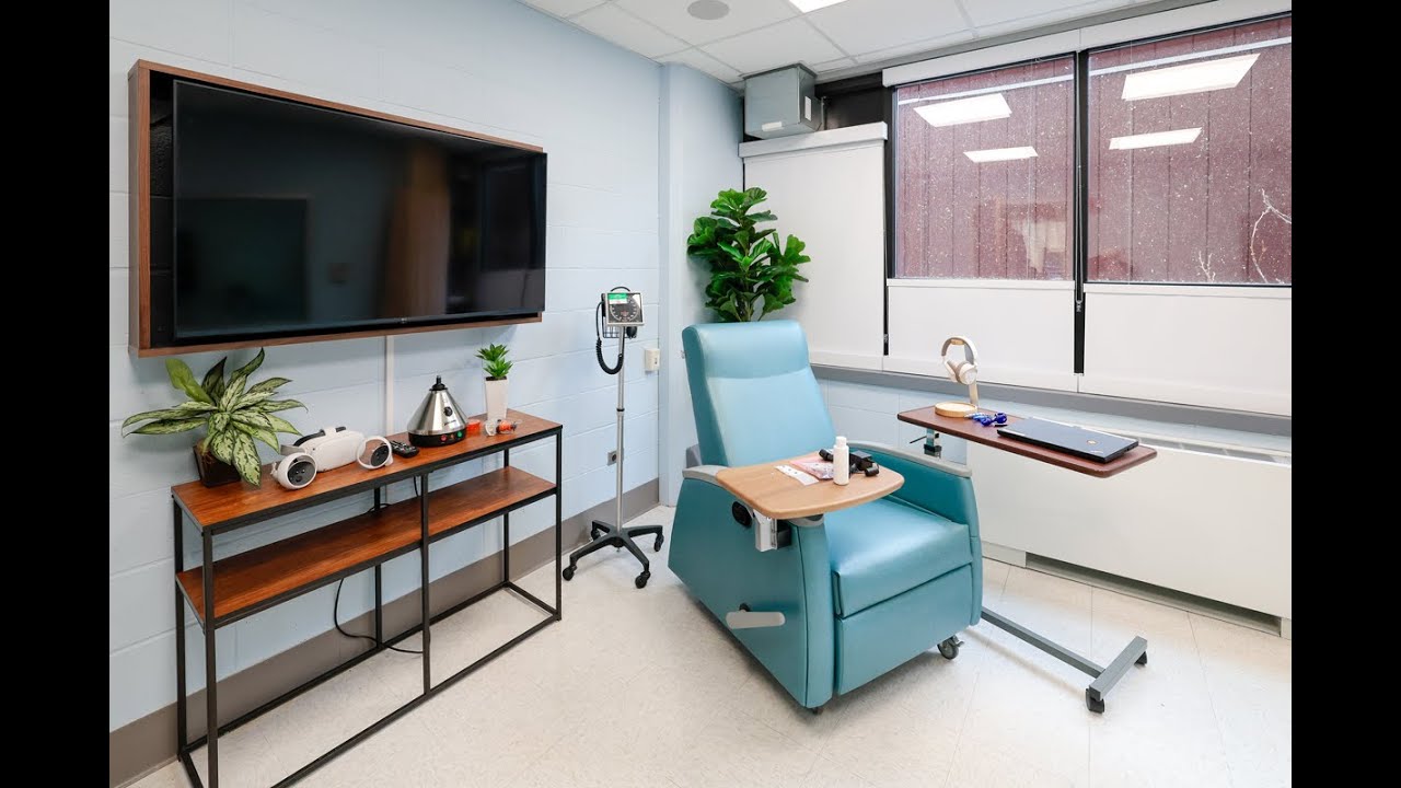 Feinstein Institutes' New Psychedelic and Alcohol Research Lab with a Bar and Driving Simulator