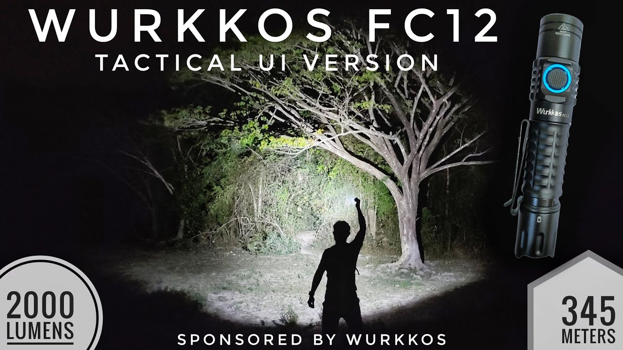 Wurkkos FC12 with new Tactical UI - 18650 Flashlights - BudgetLightForum.com