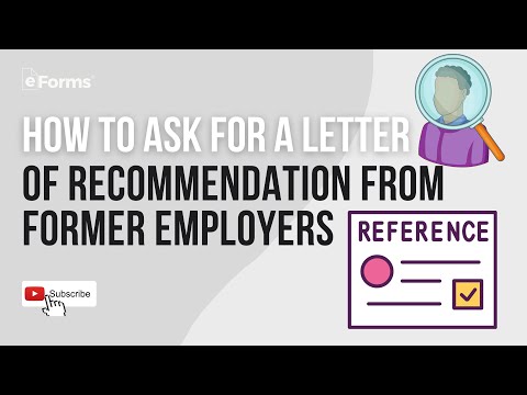 How to Ask for a Letter of Recommendation From Former Employers