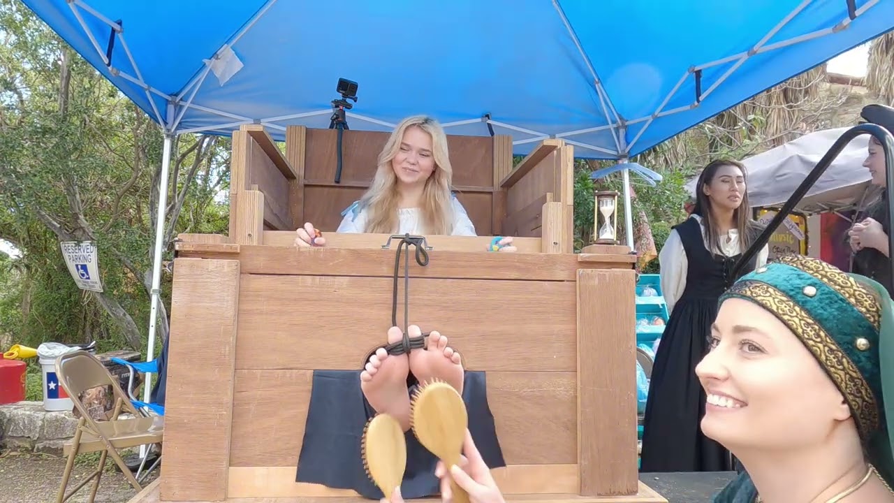 Renaissance Faire Project 53! Preview! Public Feet Tickled!