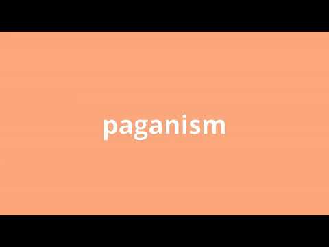 what is the meaning of paganism