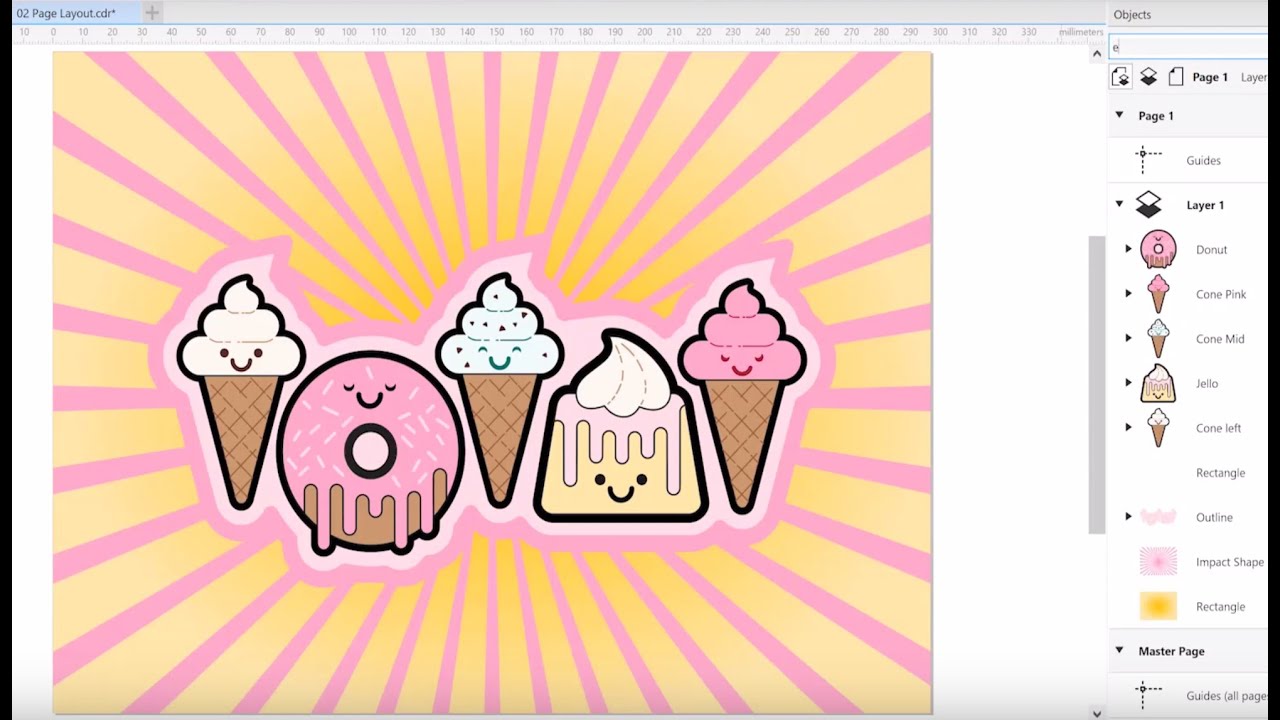 Objects Docker | CorelDRAW for Windows