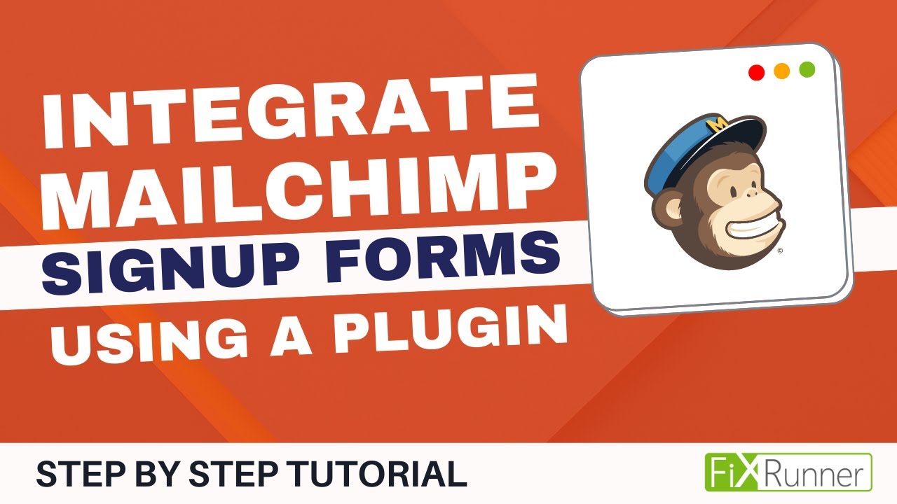 How To Integrate Mailchimp Signup Forms In WordPress Without Using A Plugin
