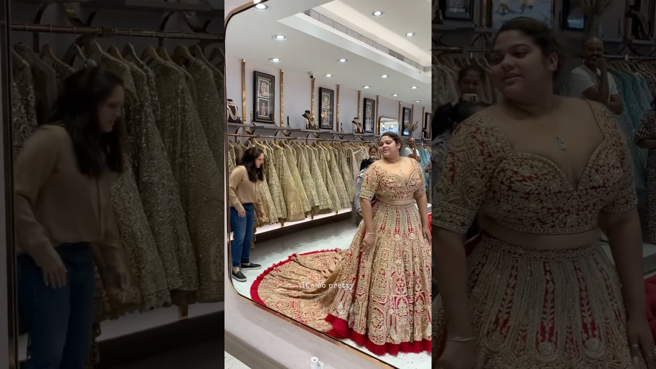 From laughter to tears, these are the moments that make our bridal fittings truly special 🤩 #indian