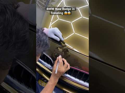 BMW New Badge in trending #trending #youtubeshorts #cardetail #caraccessories #ytshorts