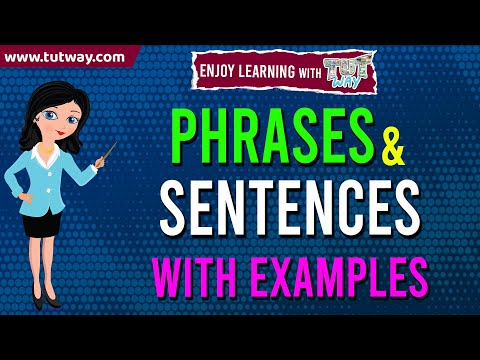 Sentences and Phrases with Examples | Sentences for Kids | English Grammar