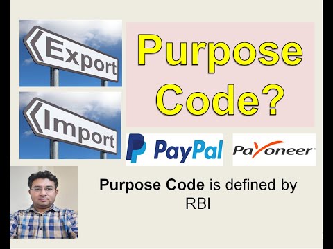 What is Purpose Code in Export or Import ? | Exportwala | ankit sahu | hindi |