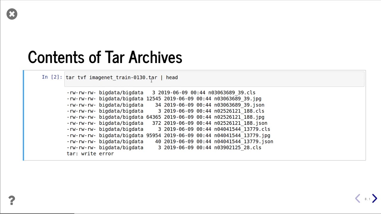 Tools for Working with Large Datasets