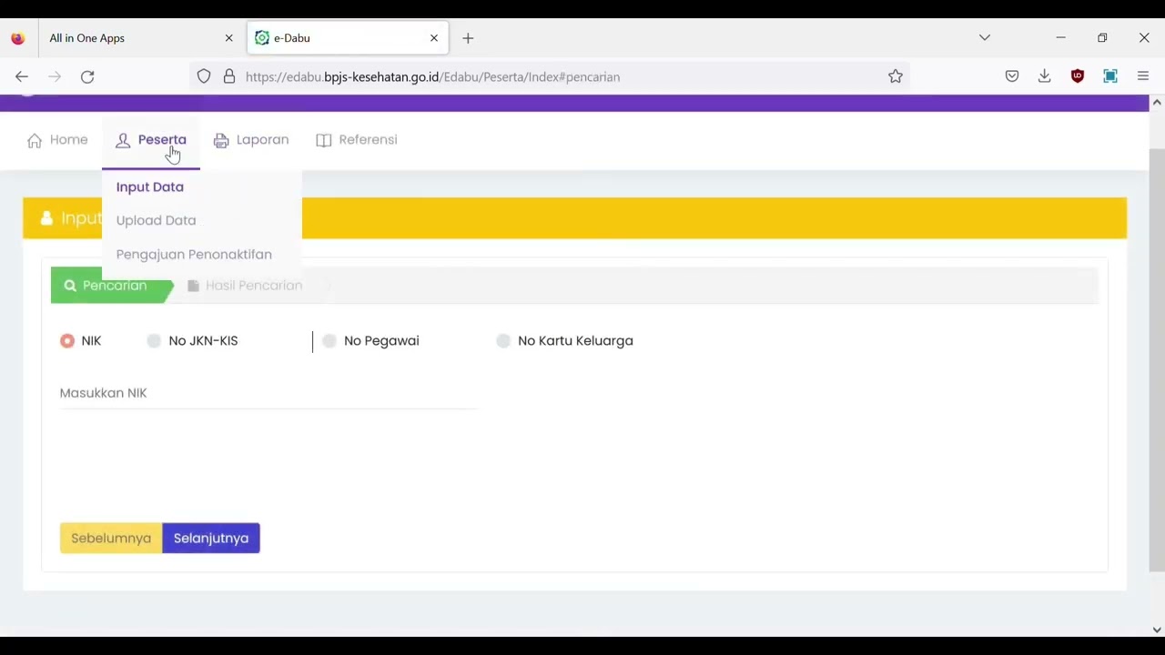 Tutorial Nonaktif Peserta melalui Edabu 7.1 2023