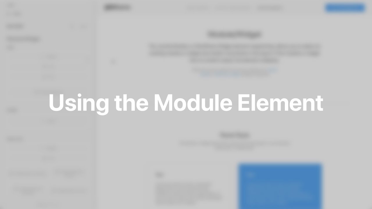 Using the Module Element | YOOtheme Documentation (Joomla)
