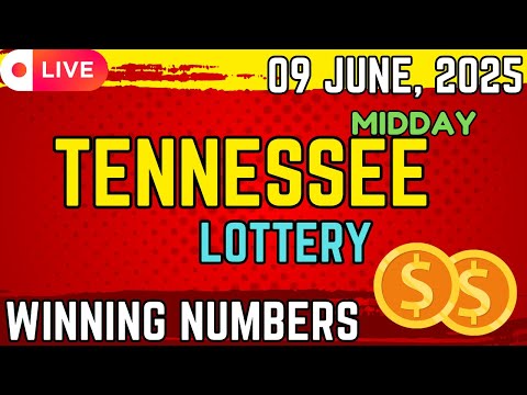 Tennessee Midday Lottery Results For - 09 June, 2025 - Cash 3 - Cash 4 - Powerball - Mega Millions