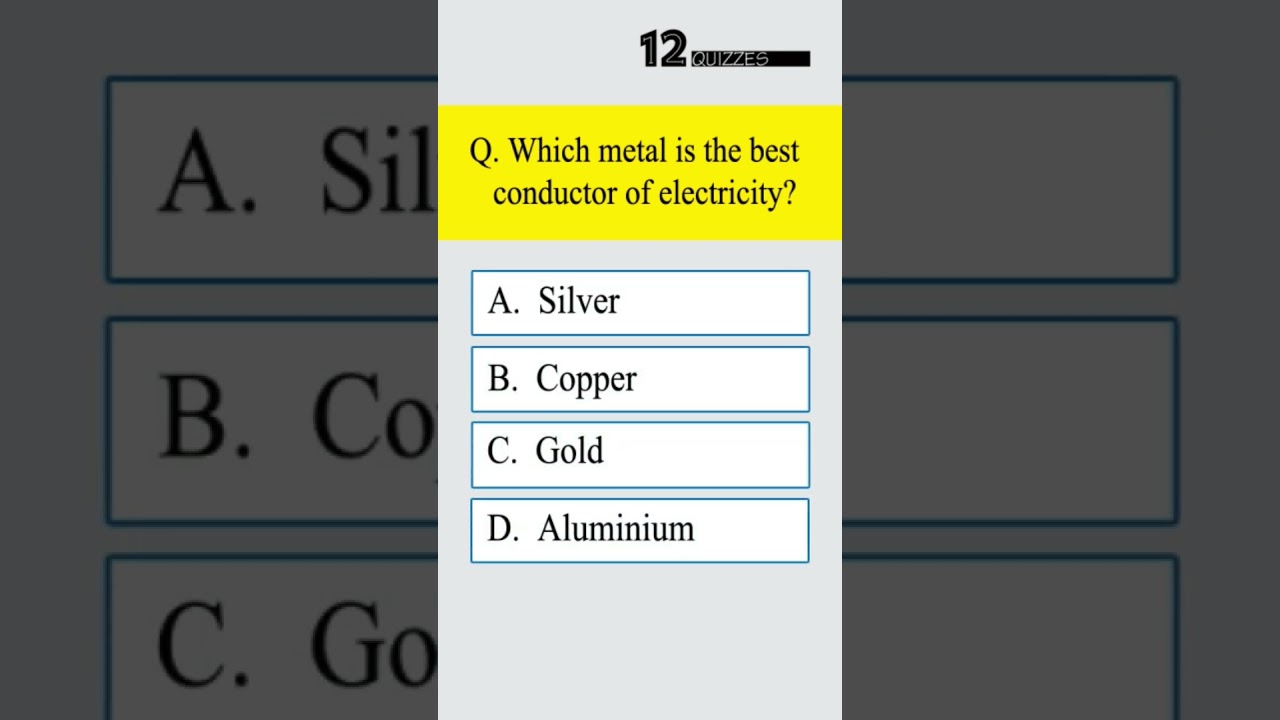 Which metal is the best conductor of electricity?