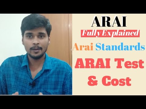 What is ARAI Certification - Tests & Cost of ARAI | Electric Vehicles