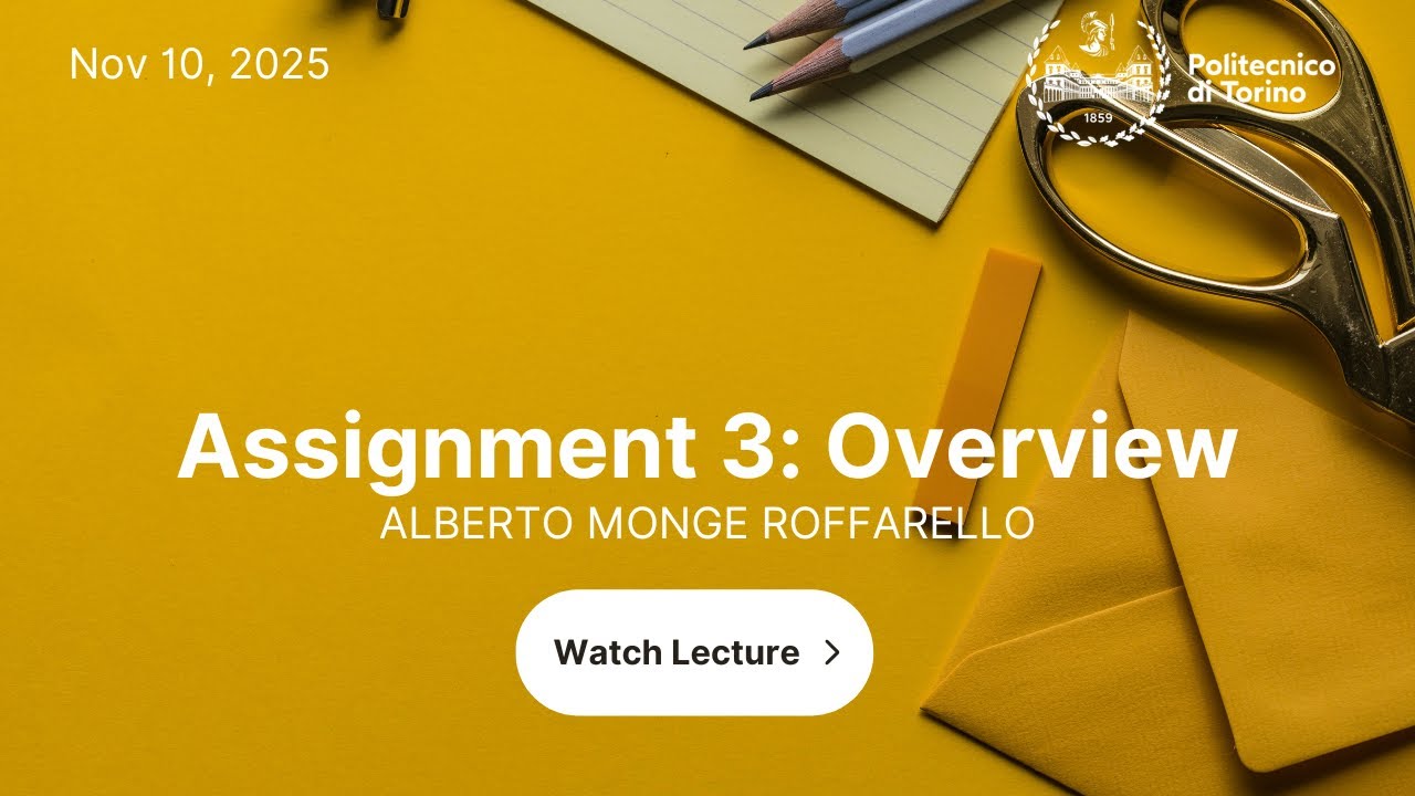 HCI2025 - Lecture 15 - Assignment 3: overview