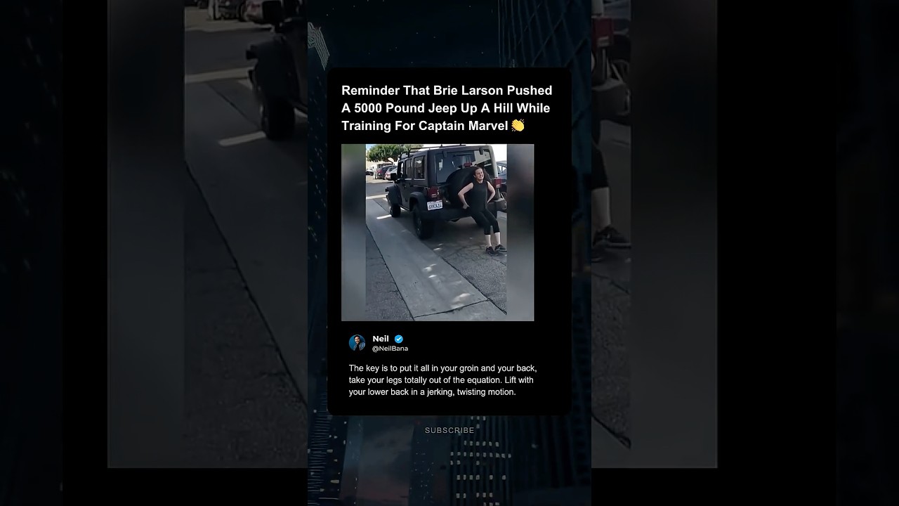 Brie Larson Training For Captain Marvel