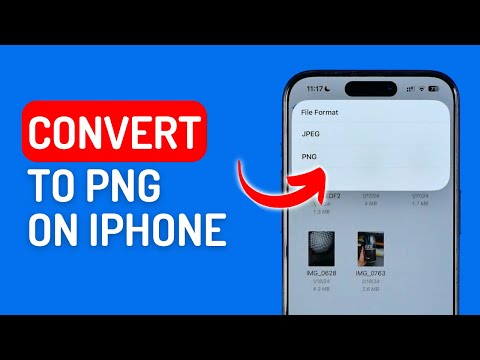 How to Convert a Photo to Png Format on iPhone