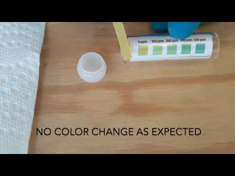 How to Use Quaternary Ammonium (QAC, Multi Quat) Test Paper 0-500 ppm