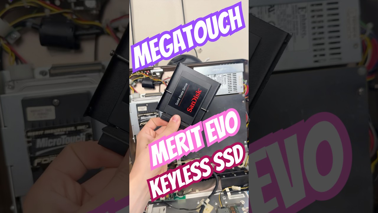 The Megatouch Merit Evo Keyless Solid State Drive Upgrade/Repair
