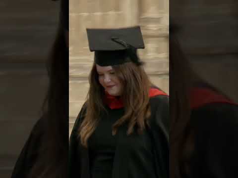 A CCCU first ✨ father graduates from university together with his daughter & son #shorts #graduation