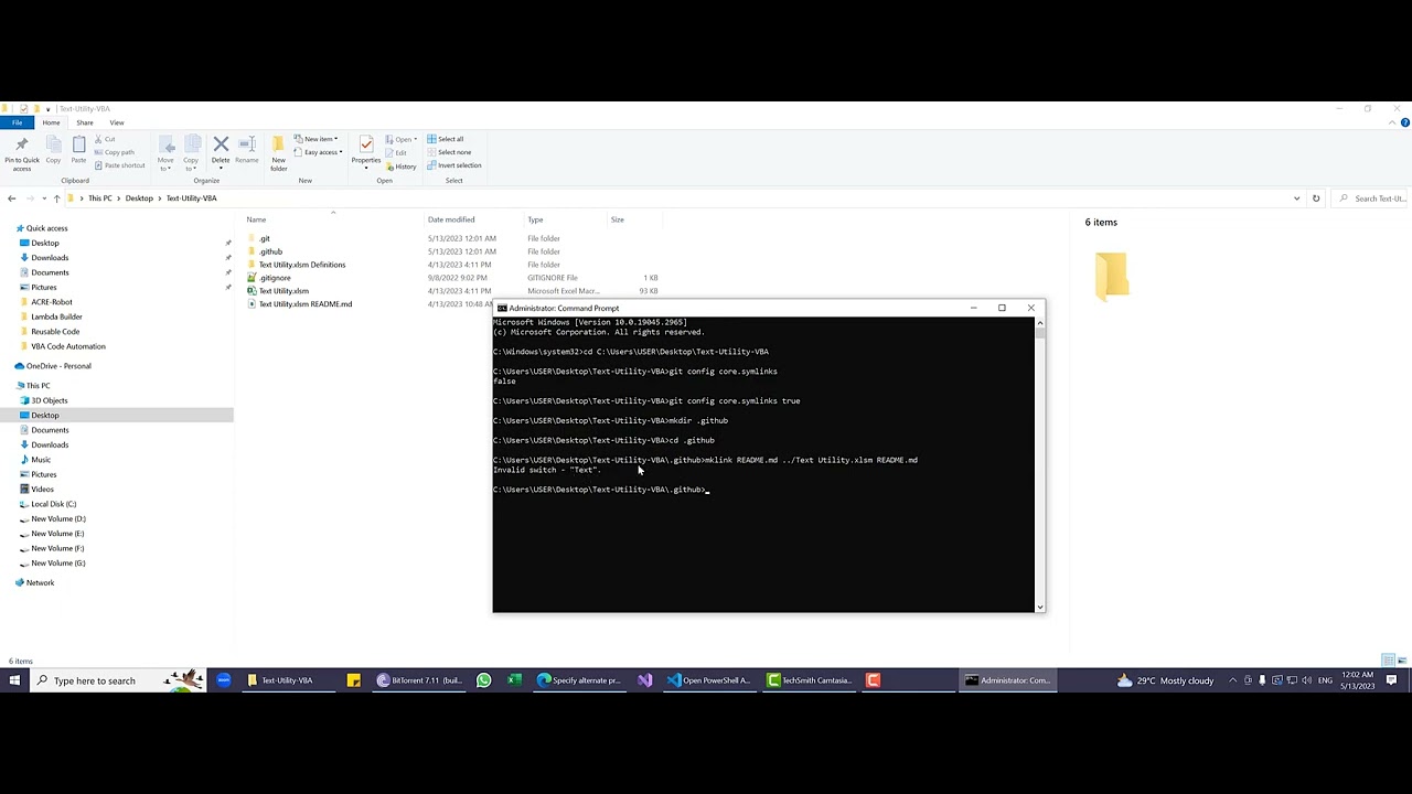 Mark Different README as Github README