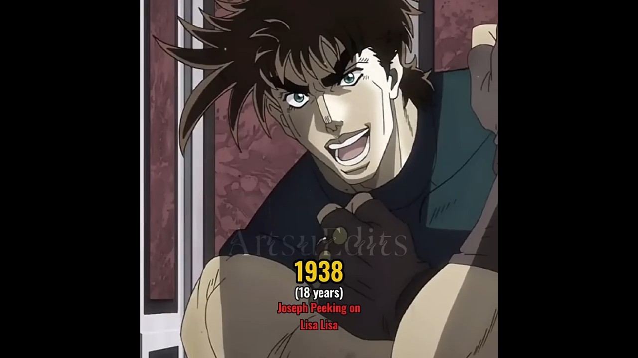 Joseph Joestar Through The Years #jojosbizzareadventure #josephjoestar #anime