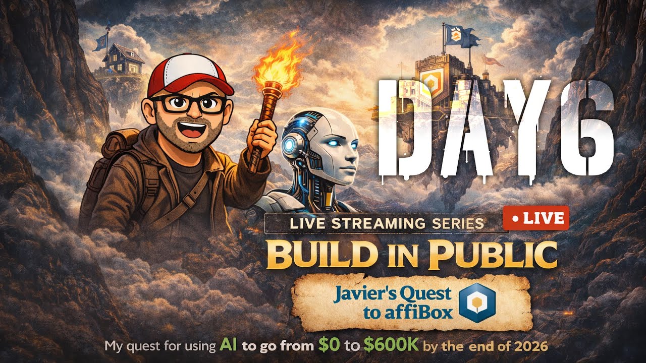 Day 6: Using AI to Go From $0 to $600K by End of 2026 | Building in Public