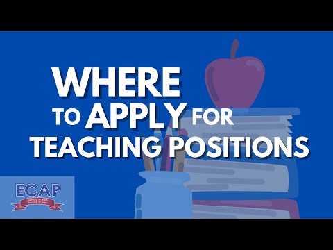 WHERE To Apply For Teaching Jobs In Texas