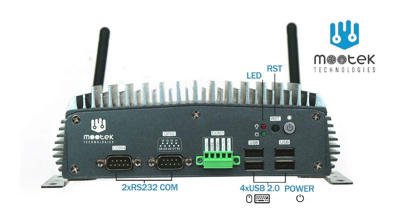 Mootek Industrial Rugged E7 Embedded Box PC