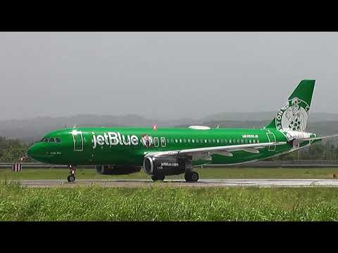 Santiago Airport STI MDST / A-321/B-737-900/A-320/A321NEO. Jetblue with Boston is a. livery