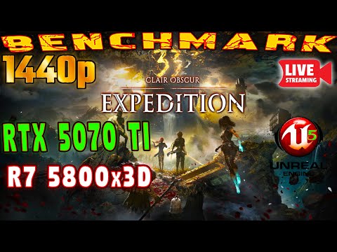 [ 1440p ] Clair Obscur: Expedition 33 patch 1.3.1 || RTX 5070 Ti/R7 5800x3D || Bench & Game || UE 5
