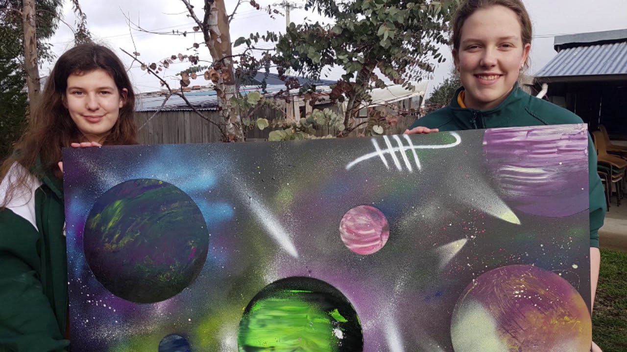 Triabunna District School Mural + Street Art Workshops 2019