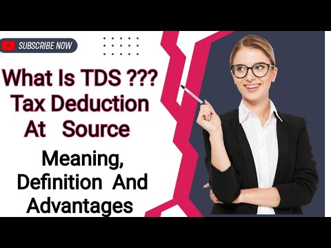 What is TDS ???(Tax Deduction At Source) Meaning in hindi and easy language Bcom,Mcom,Bba,Mba
