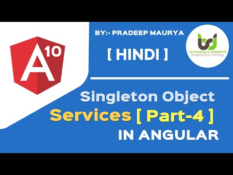 Learn Singleton object in Angular | Singleton services | Learn Angular 10 Tutorials in Hindi ...