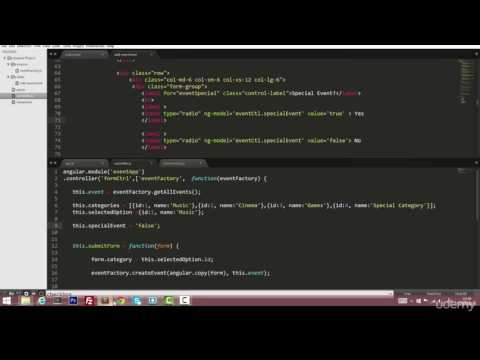 04 Forms in AngularJS - 010 radio buttons and ng value